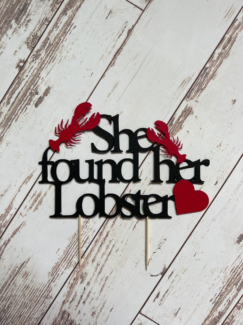 She Found Her Lobster Friends Cake Topper Central Perk - Etsy