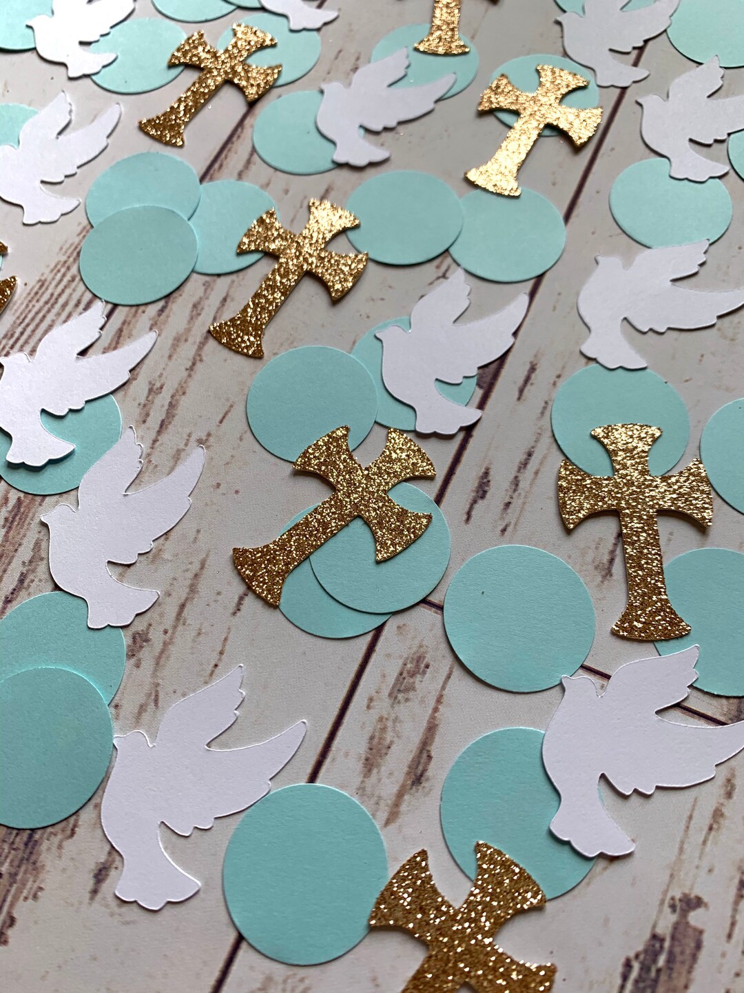Blue Baptism Decorations - Baptism Confetti - Baptism Decor - Boy ...