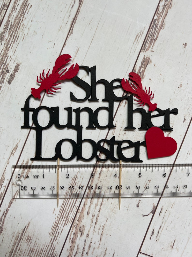 She Found Her Lobster Friends Cake Topper Central Perk - Etsy