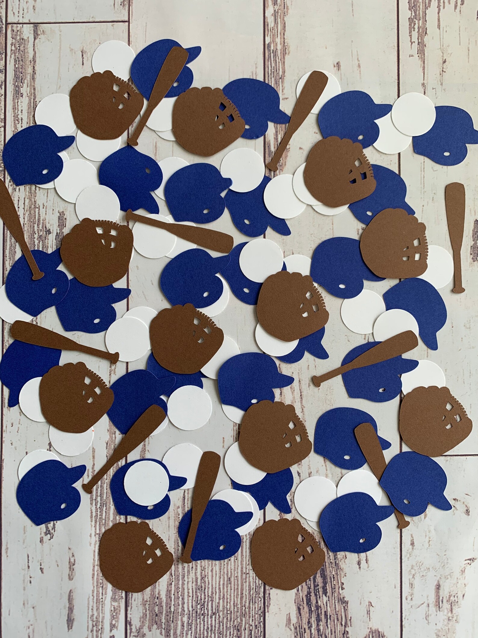 Baseball Confetti - Dodgers Party Decorations - KC Royals Party ...