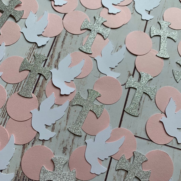 Baptism Pink Decorations - Etsy