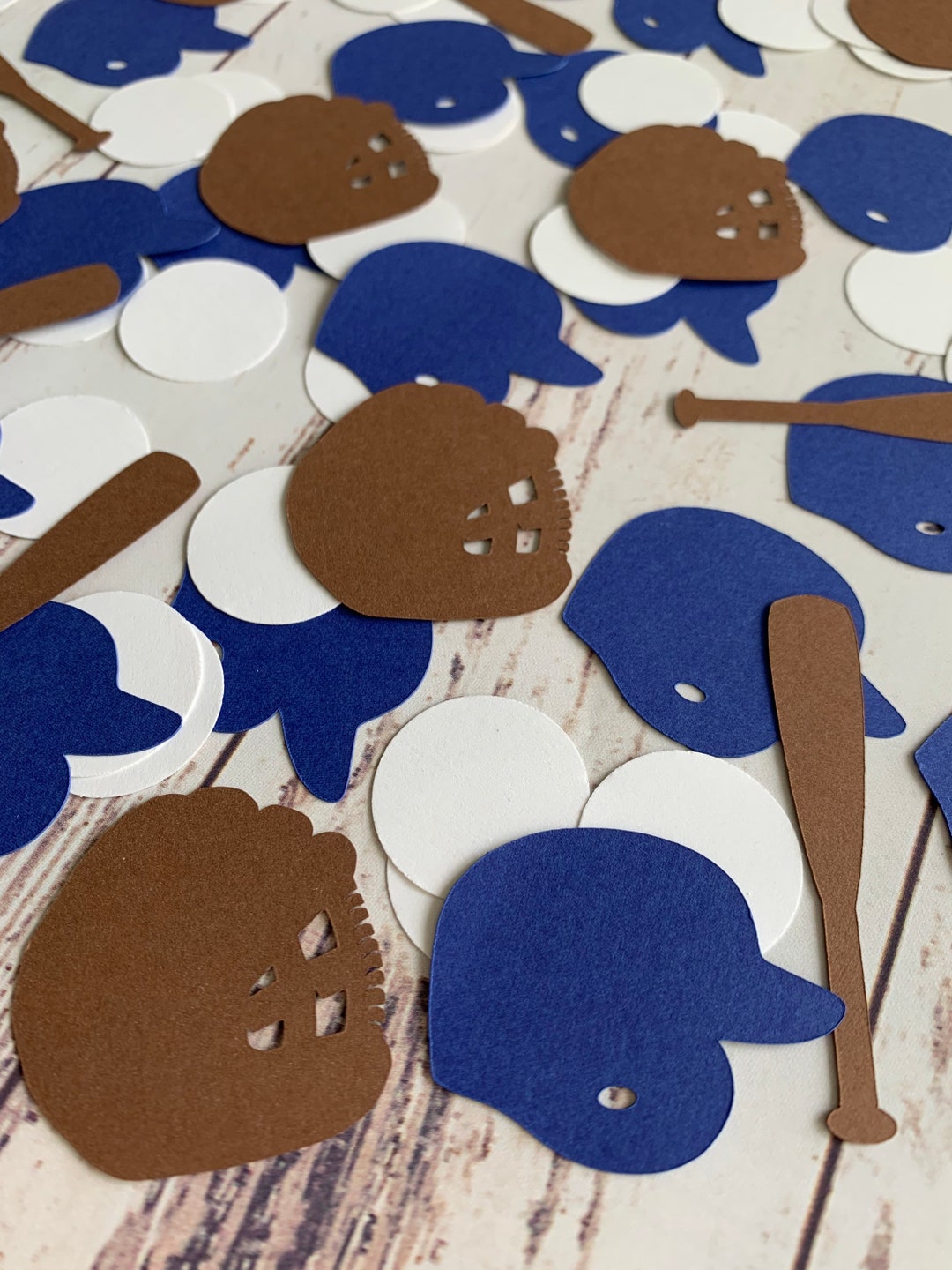 Baseball Confetti - Dodgers Party Decorations - KC Royals Party ...