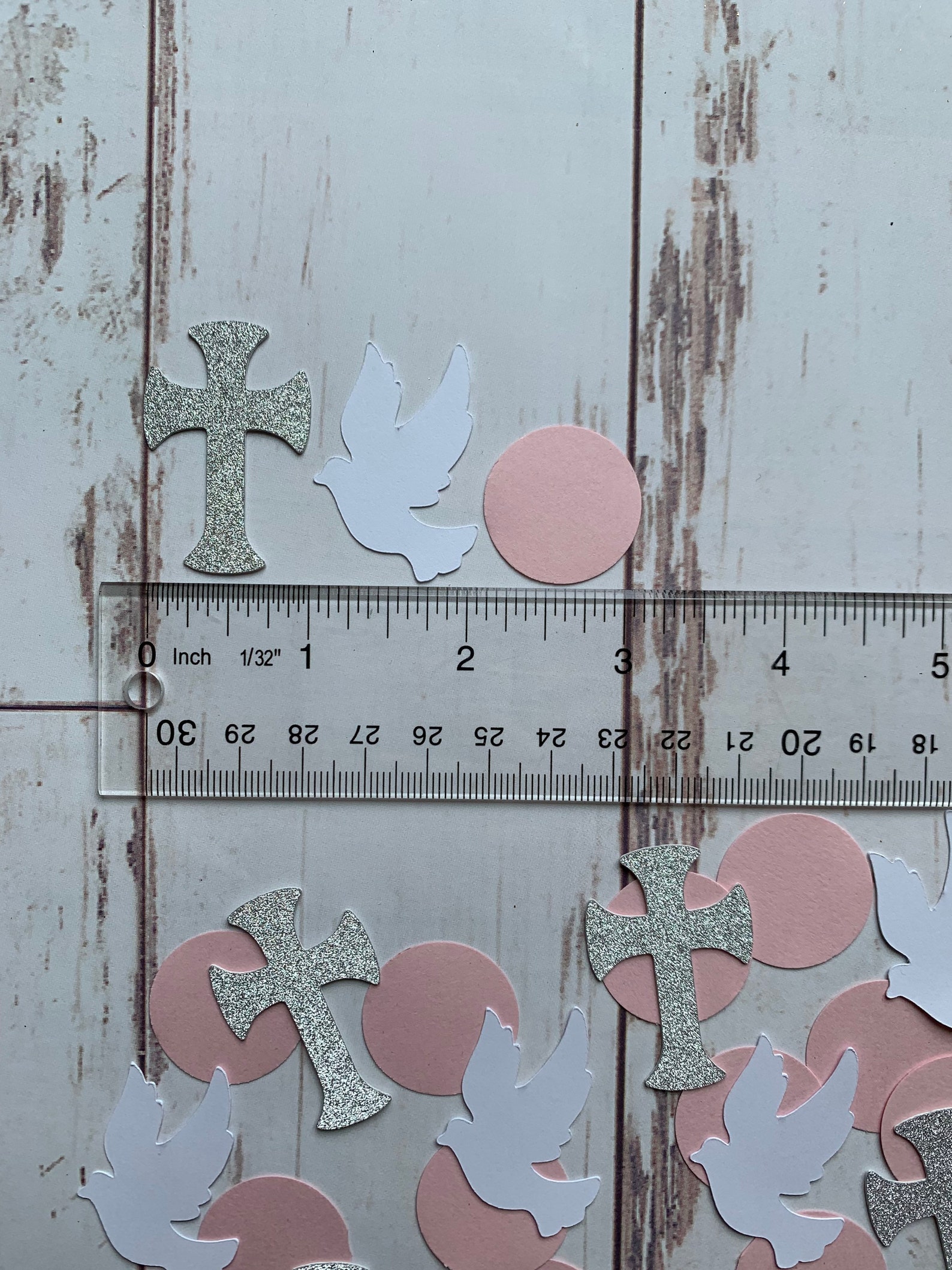 Pink Baptism Decorations Baptism Confetti Baptism Decor | Etsy