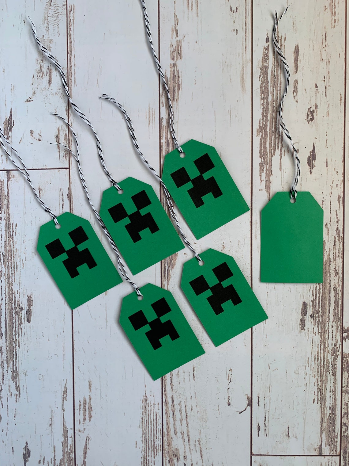 Minecraft Gift Tags Minecraft Birthday Minecraft Christmas - Etsy