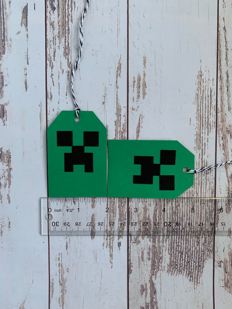 Minecraft Gift Tags Minecraft Birthday Minecraft Christmas - Etsy Finland