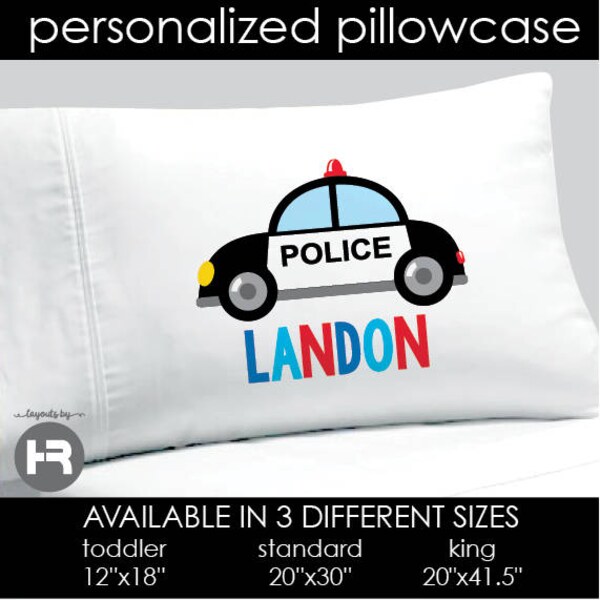 Police Car Pillow - Etsy