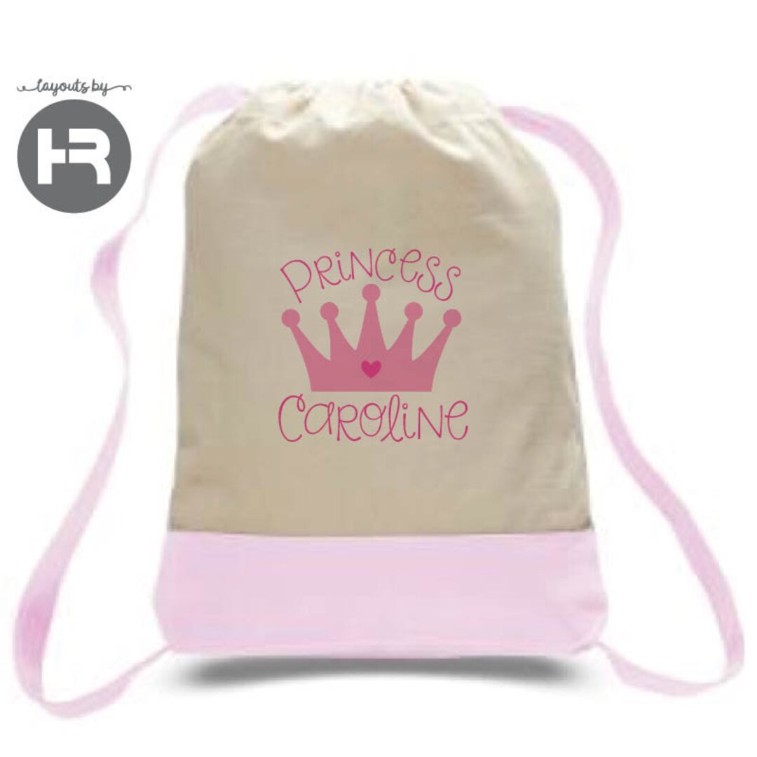 Princess Tiara Backpack Personalized With Name • Monogram Princess ...