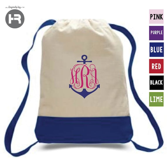 Nautical Canvas Backpacks