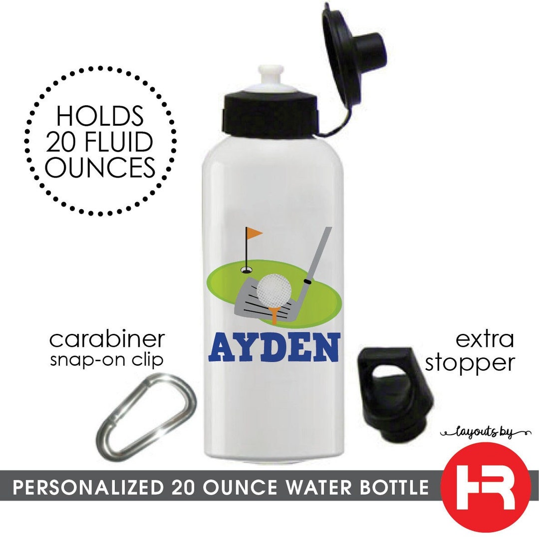 Personalized Golf Water Bottle • Monogrammed Team Gift - Etsy