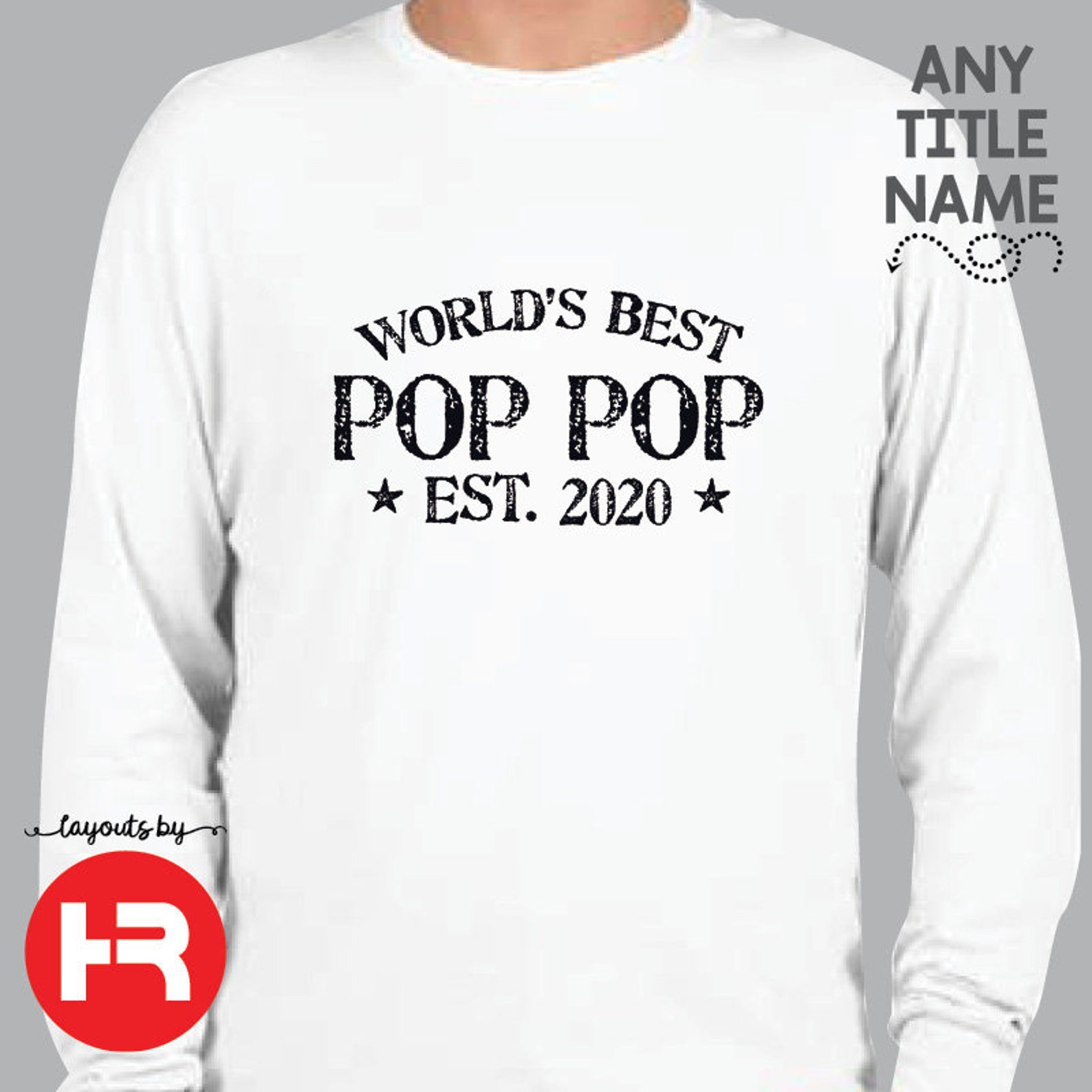 Pop Pop T-shirt World's Best Pop Pop Shirt Pop Pop - Etsy