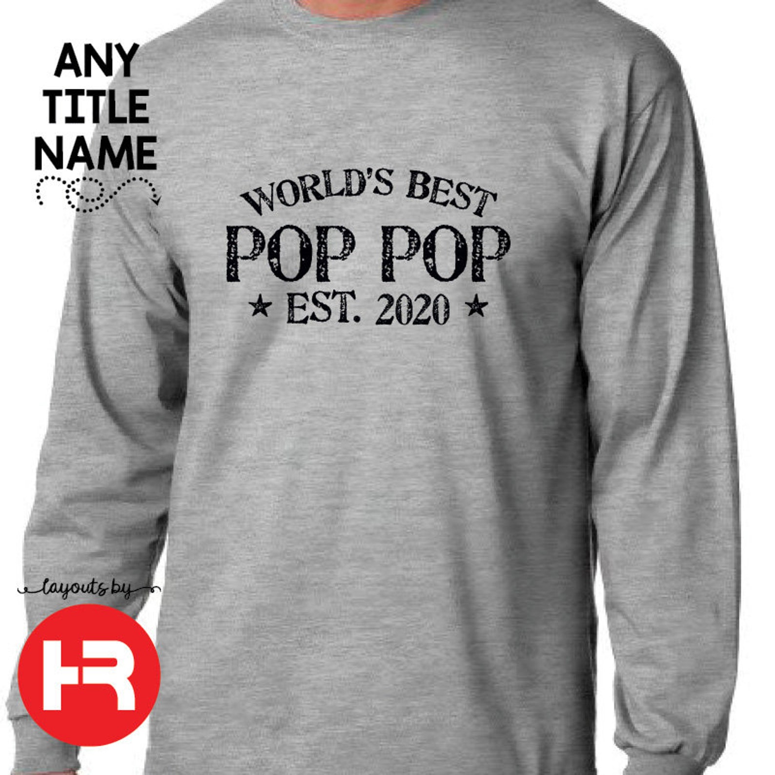 Pop Pop T-shirt World's Best Pop Pop Shirt Pop Pop - Etsy