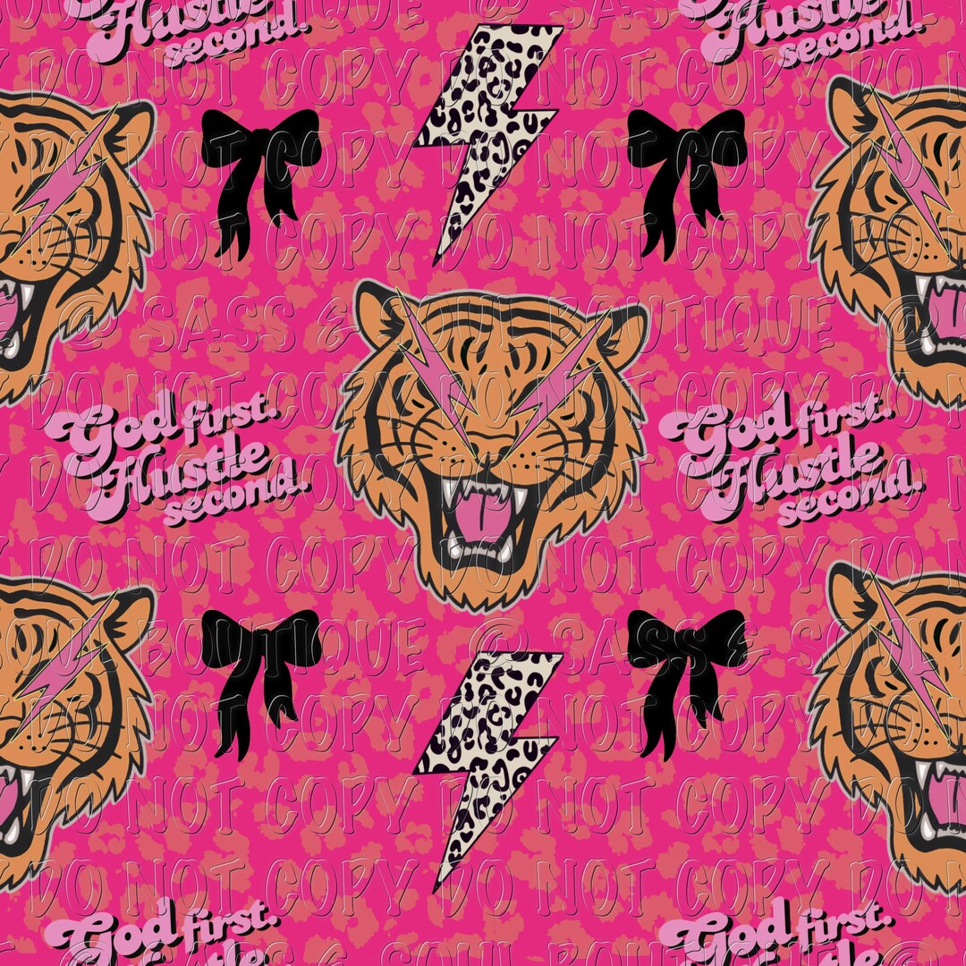 God First, Hustle Second – Seamless Pattern File - Etsy