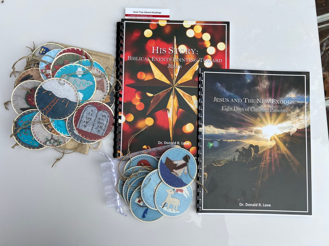 Jesse Tree Advent Ornaments Set – Christmas and Easter Curriculum (3 ...