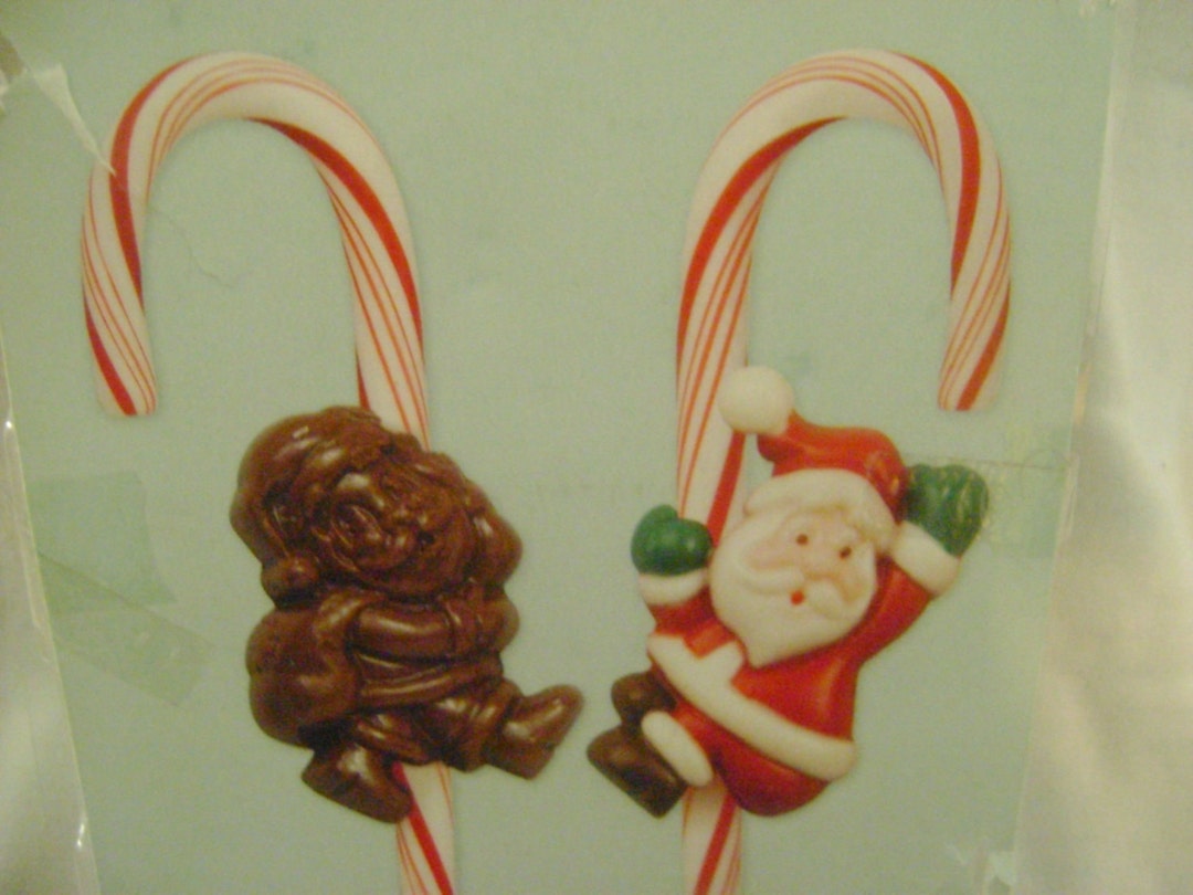 Santa Claus Candy Cane - Etsy