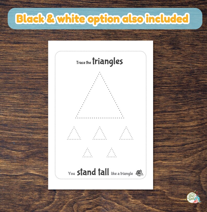 Shape Tracing Worksheets for Preschool, Kindness Affirmations, Fine ...