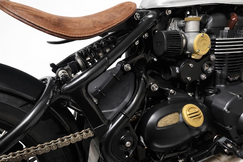 Triumph Bobber Airbox Delete Pod Filter Kit | Harness/chain Cover ...