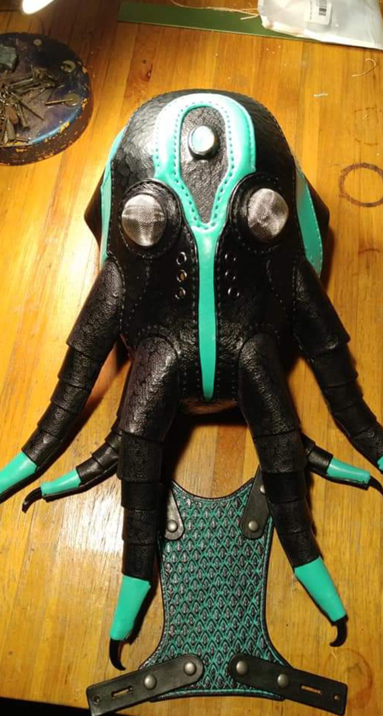 Legendary Tron Inspired Helm of Cthulhu Handmade Full Grain Leather ...