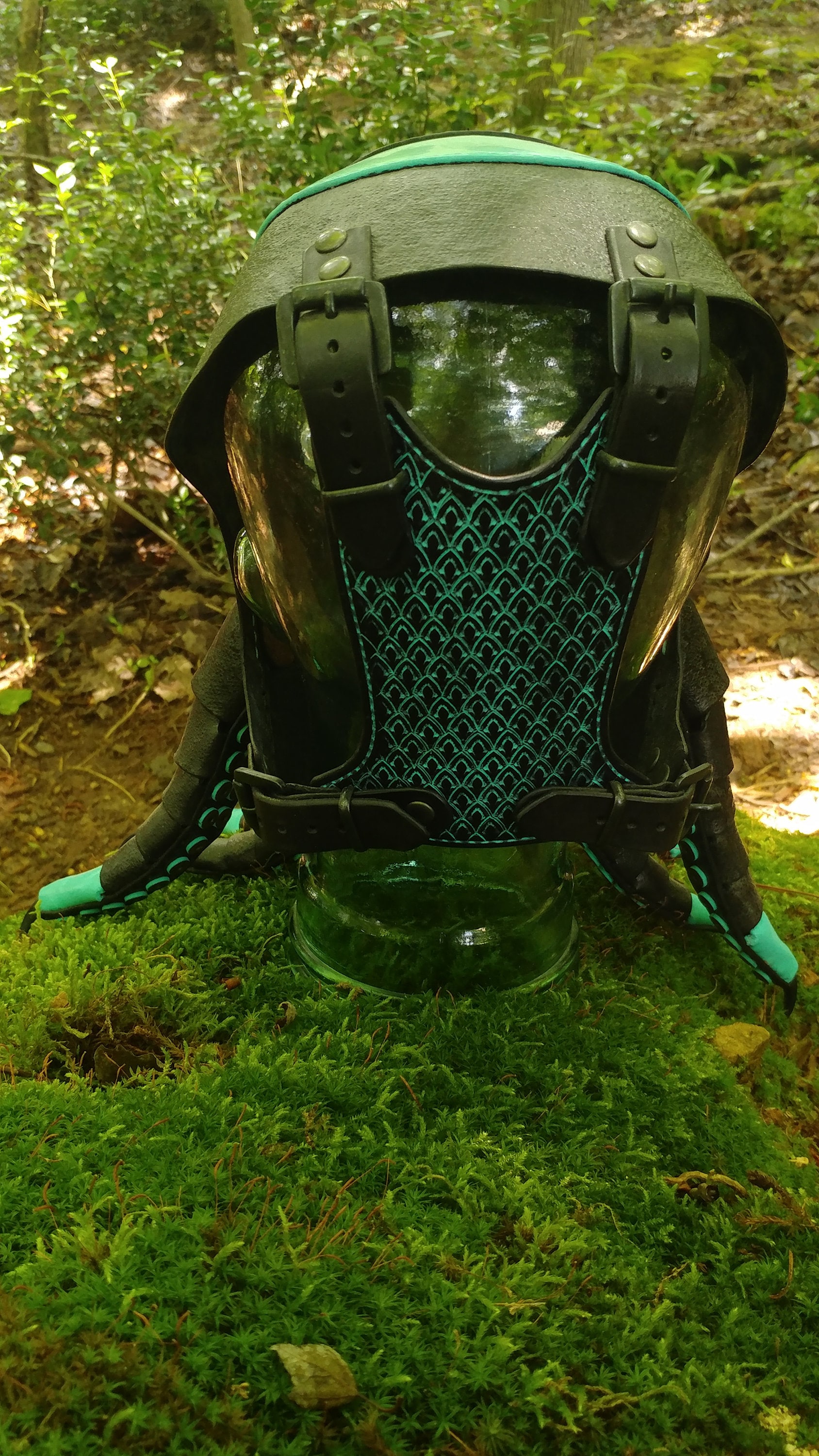 Legendary Tron Inspired Helm of Cthulhu Handmade Full Grain Leather ...