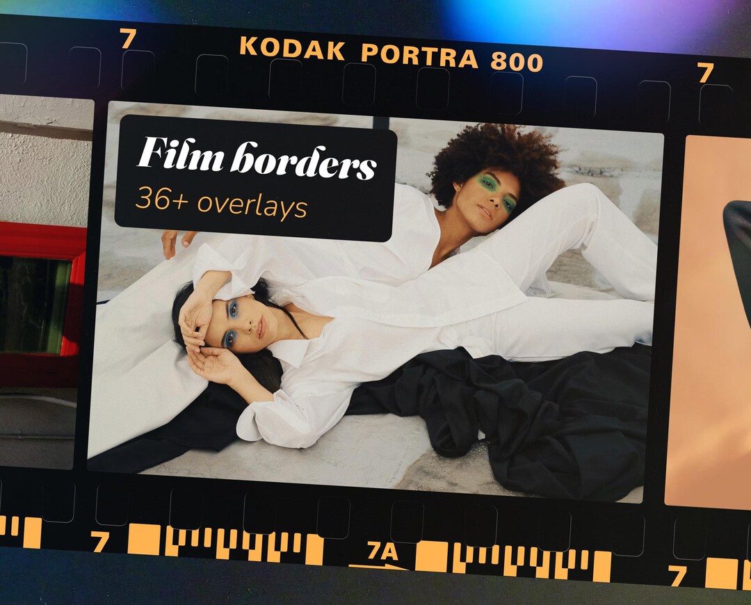 Film Borders (kodak Portra 800) – Authentic 35mm Frames for Photography ...