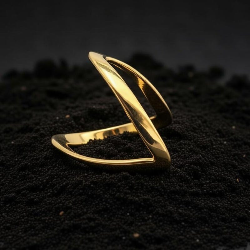 Architectural Rings Gold - Etsy