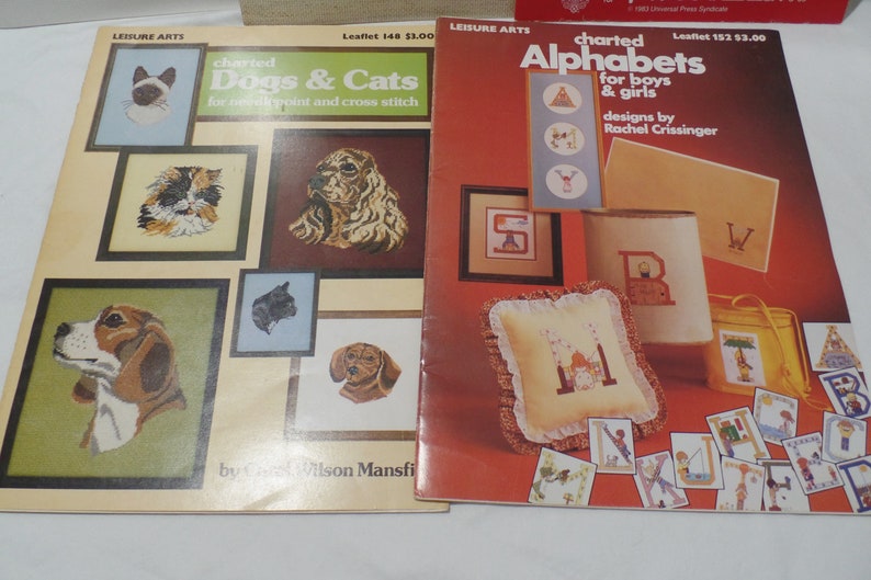 Scrapbooking 5 Cross Stitch pattern books Cathy designs Cats Christmas ...