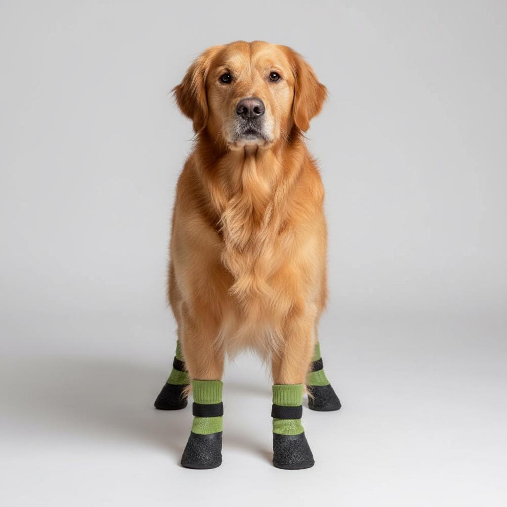 Waterproof Dog Socks – Anti-slip Sole, Protective Dog Boots (set of 4 ...