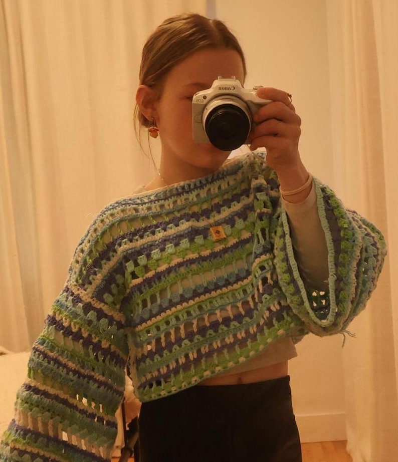 Mesh Sweater Crochet Pattern – Crochet Summer Sweater Cover up Pattern ...