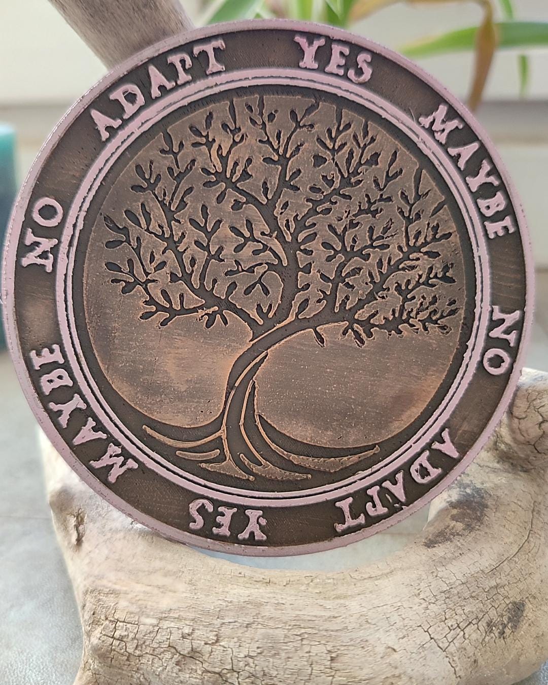 Tree of Life Dowsing Board | 10 Cm | Wood Effect | Divination Pendulum ...