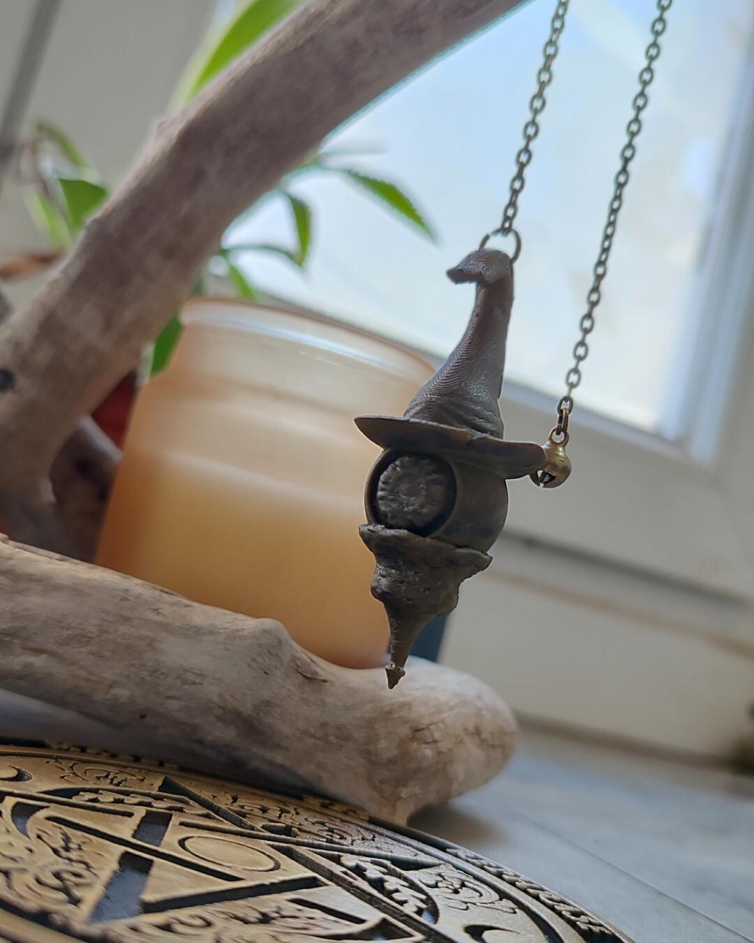 Witch Hat Divination Pendulum | Dowsing and Witchcraft | Handmade ...