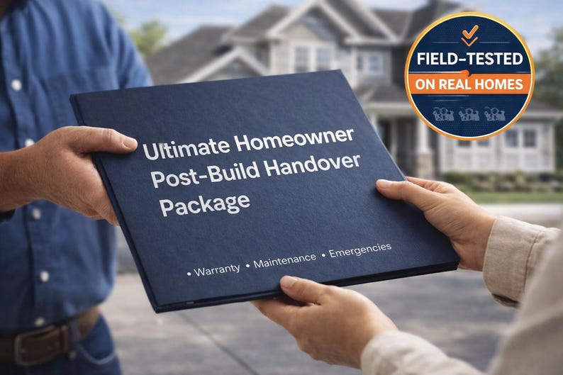 Ultimate Homeowner Post-build Handover Package - Etsy