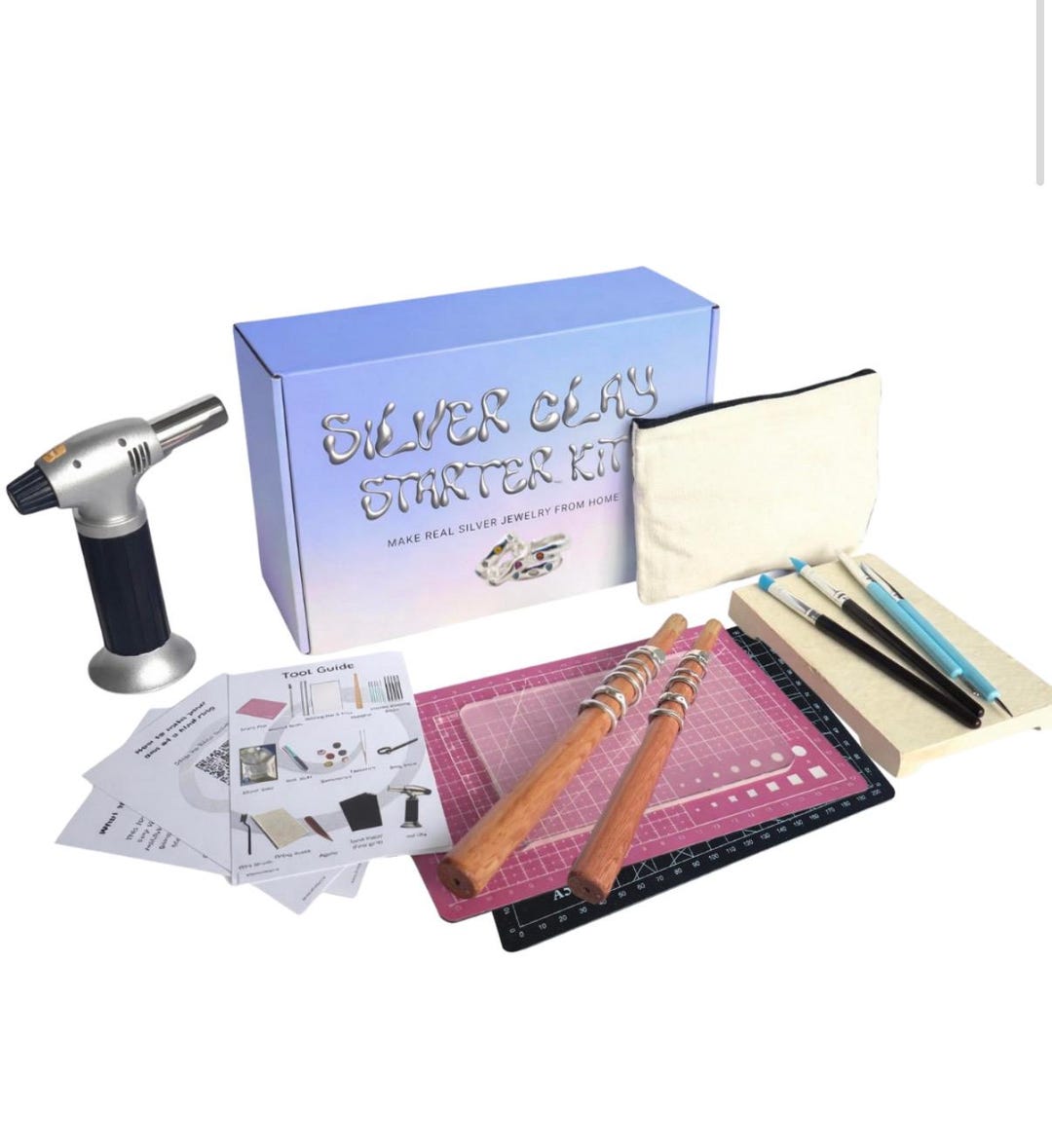 Silver Clay Ring Making Kit – DIY Jewelry for Two (date Night Edition ...