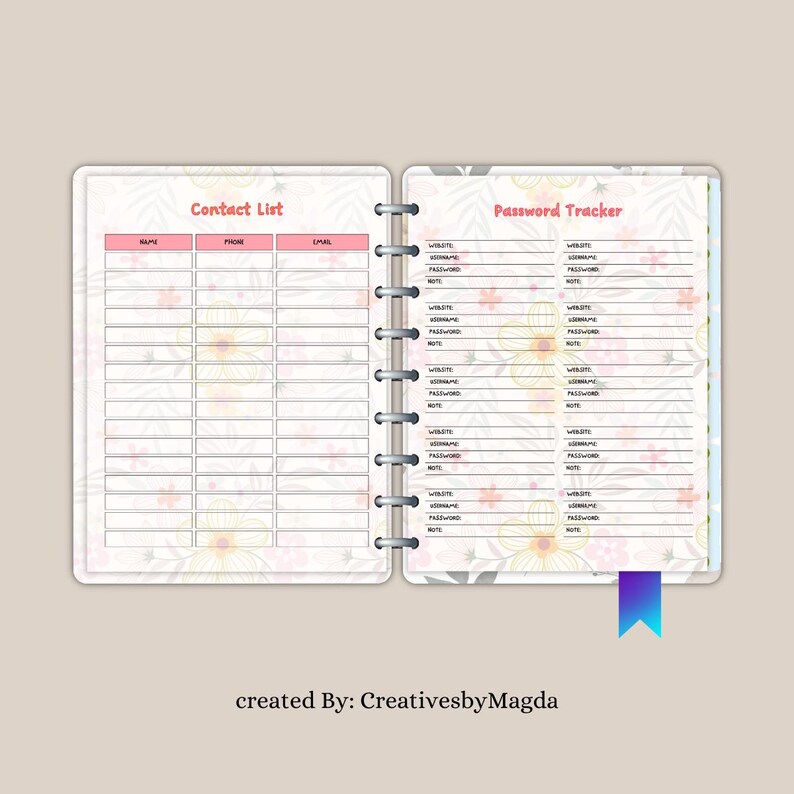 SIMPLE 2026 Digital Planner + 2027 Template, Canva Editable, MRR PLR ...