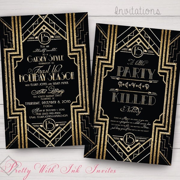 Roaring 20s Invite - Etsy