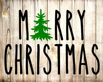 Christmas Words Rae Dunn Inspired - Etsy