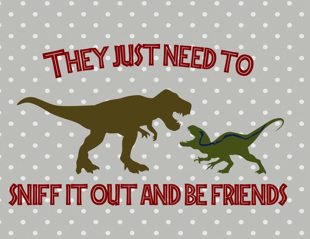 T Rex Raptor Sniff It Out SVG - Etsy