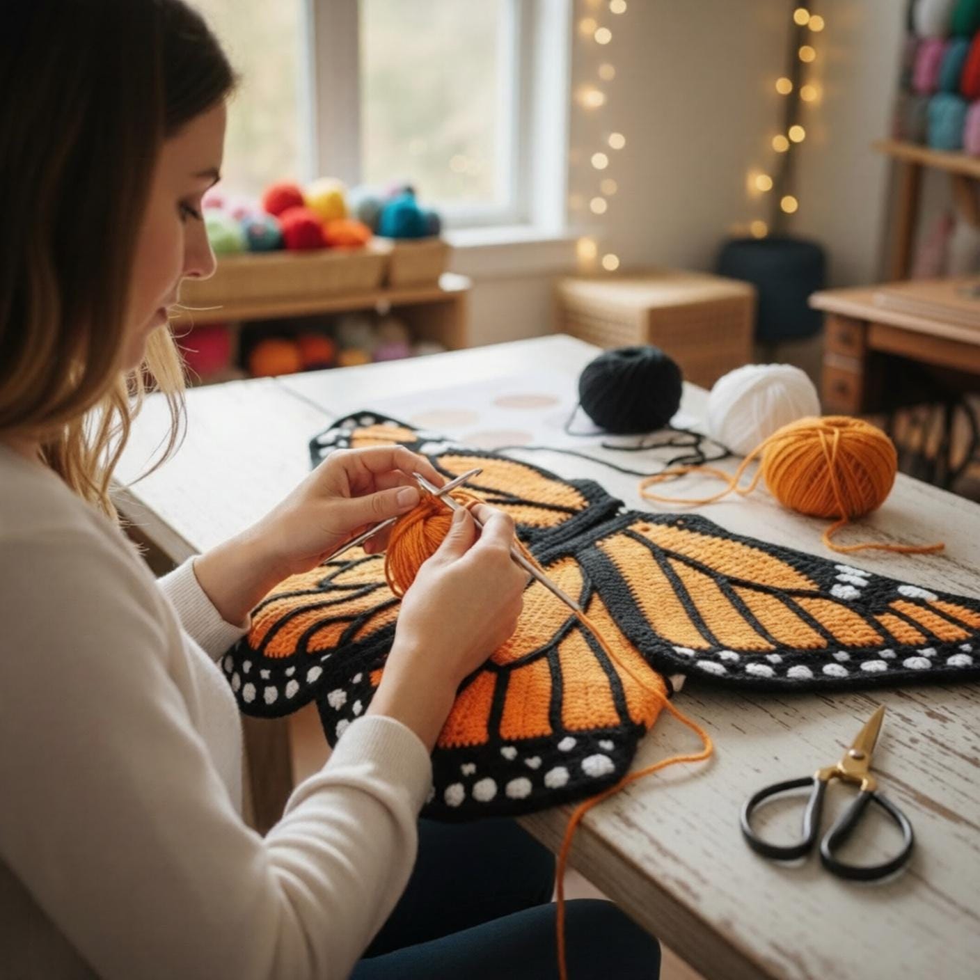 Monarch Butterfly Wings Crochet Cardigan Pattern (PDF Pattern - Etsy