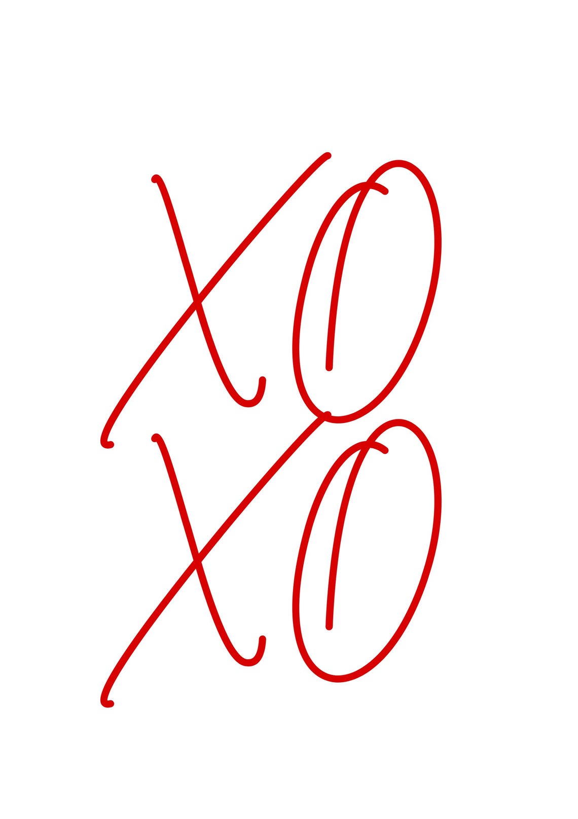 XOXO Minimal Wall Art - Digital Download, Modern Bedroom Decor - Etsy