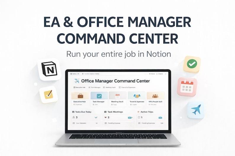 The Office Manager & Executive Assistant Command Center - Etsy