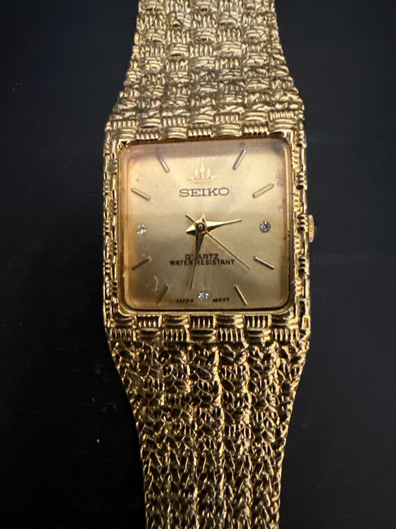 Vintage Seiko 18K Gold Plated Ladies Watch - Gem