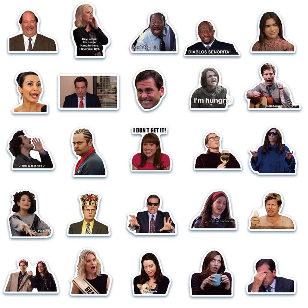 The Office Sticker Pack - Multiple Stickers & Sheets - Etsy