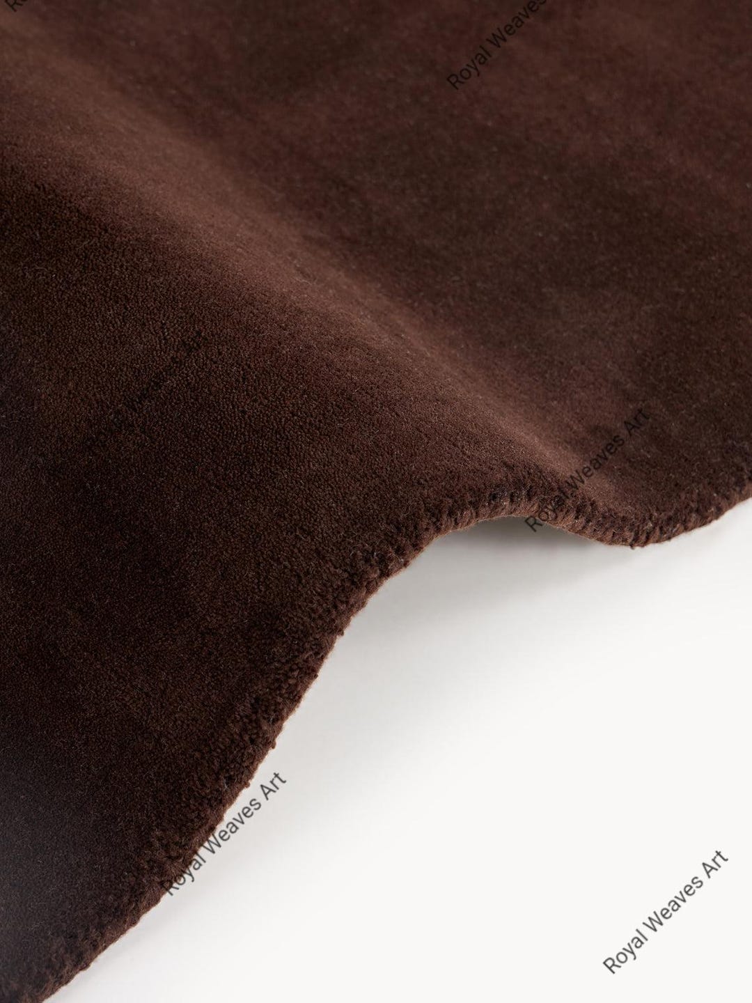 Hand-tufted Dark Brown Wool Rug | Modern Design Rug for Livingroom ...