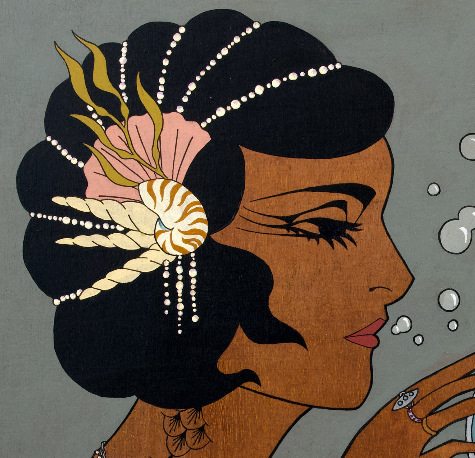 The Sea Witch Art Print 12x12 / Wall Art / Birthday Gift / - Etsy