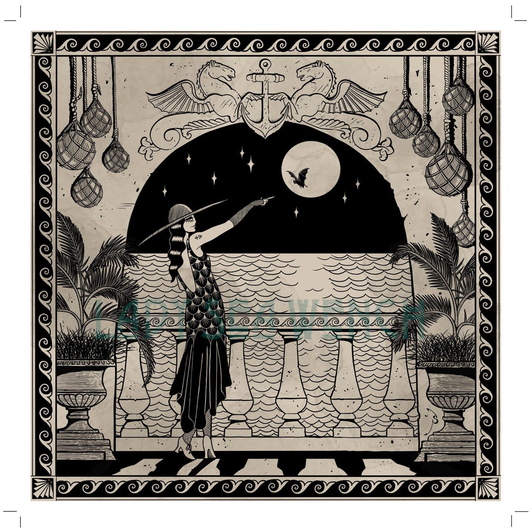 Creature of the Night Art Print, Witch Art, Fantasy Art, Witchy Decor ...