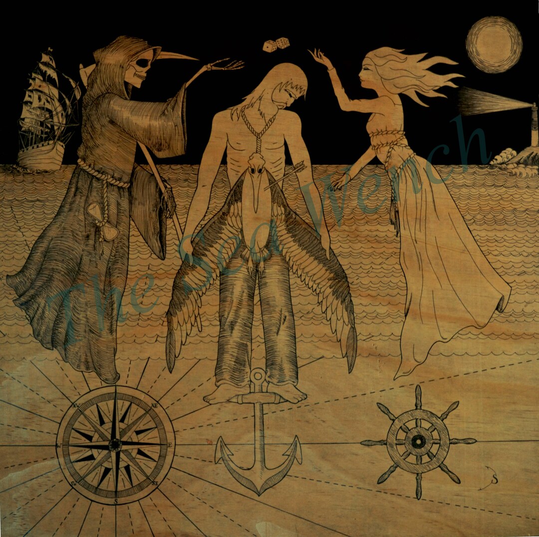 The Mariner Art Print 12 X 12 - Etsy