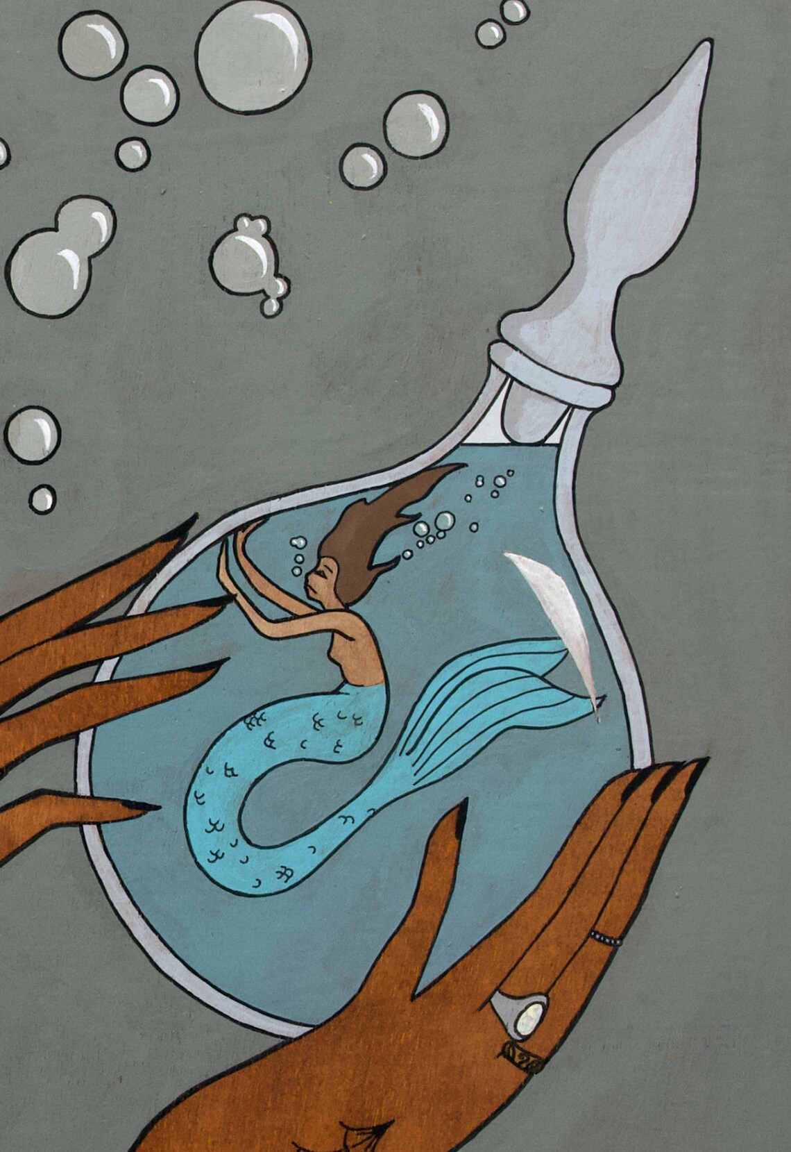 The Sea Witch Art Print 12x12 / Wall Art / Birthday Gift / - Etsy