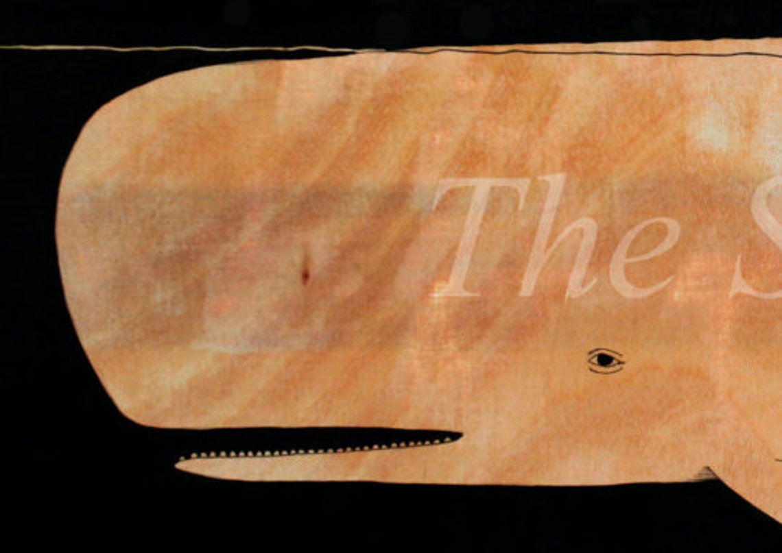 The Devil Whale Art Print 12 X 16 | Etsy