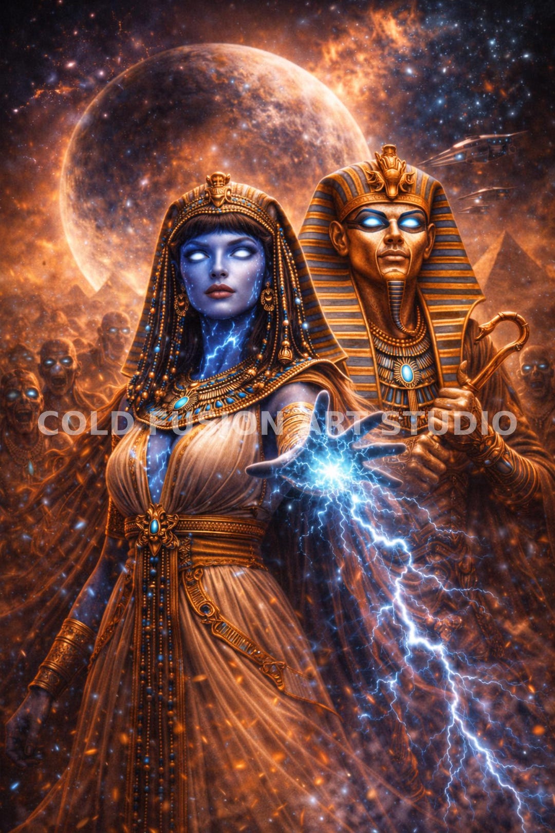 Aliens & Mummies Artwork - Etsy