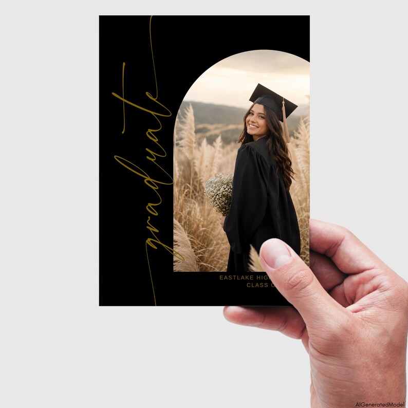 EDITABLE Photo Graduation Welcome Sign | Grad Poster Template ...