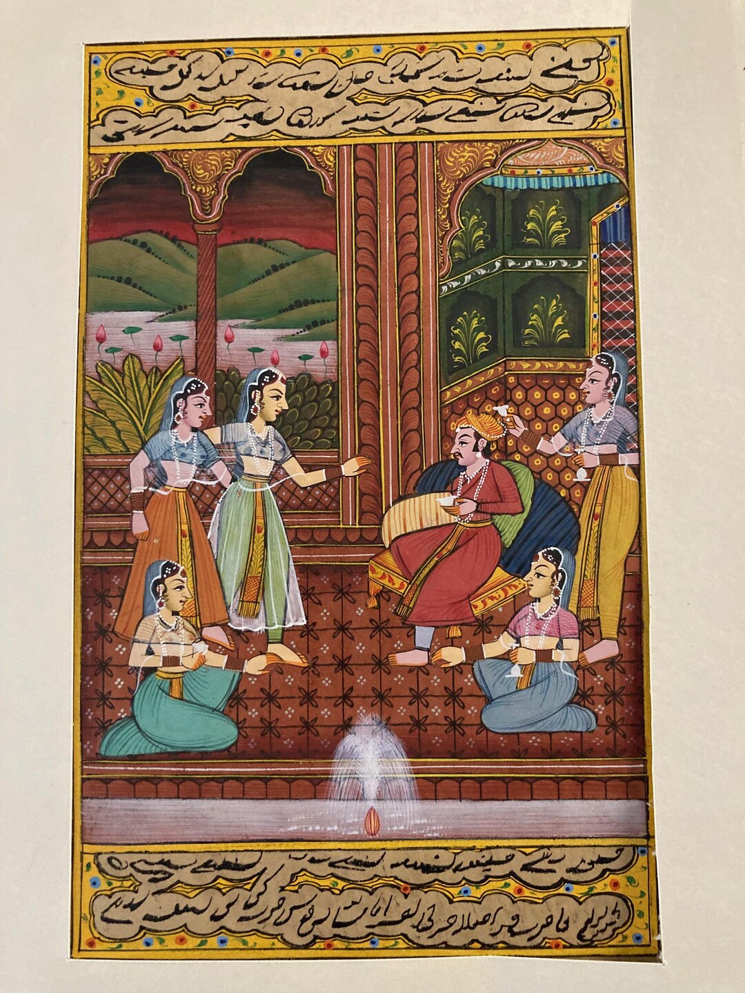 Indian Art Print, Circa 11 X 15 Cm - Etsy
