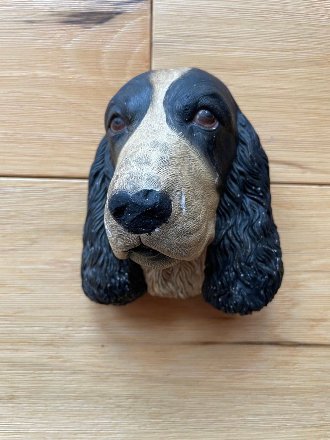 Vintage Cocker Spaniel Chalk Ware Dog - Etsy